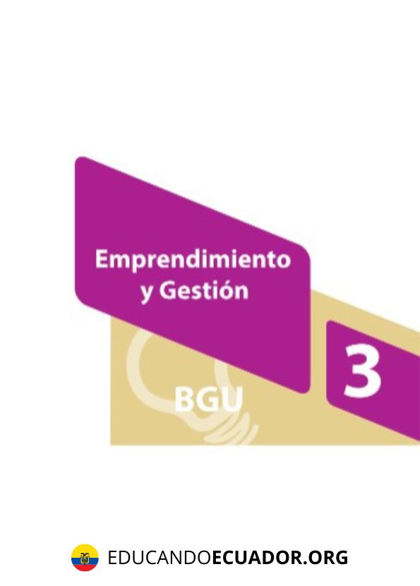 ᐅ Libro de Emprendimiento y Gestión 3 BGU (PDF)