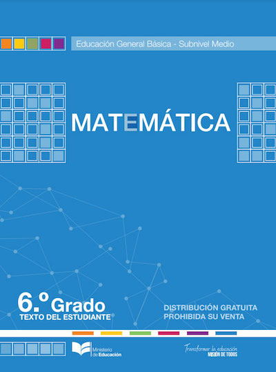 ᐅ Libro de Matemáticas 6 EGB ⇒ Ver y Descargar en PDF